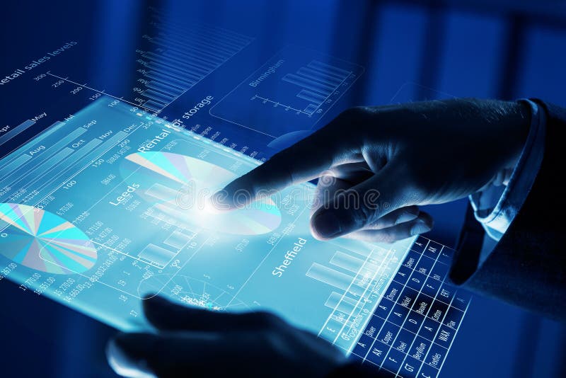 Virtual panel stock photo. Image of digital, communication - 57450008