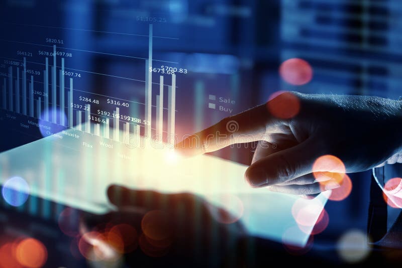 Virtual panel stock photo. Image of interface, advanced - 57446618