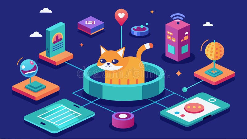 A Virtual Pet Entertainment Center Where Pets Can Virtually Navigate ...