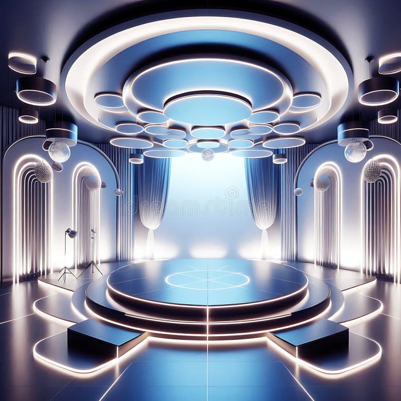 Virtual Podium Stage Illustration Images Stock Image - Image of ...