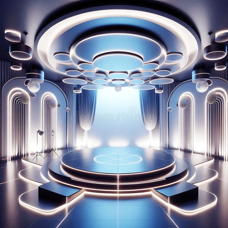 Virtual Podium Stage Illustration Images Stock Image - Image of ...