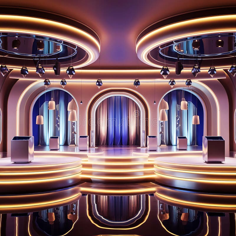 Virtual Podium Stage Illustration Images Stock Image - Image of ...