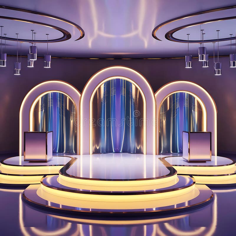 Virtual Podium Stage Illustration Images Stock Image - Image of ...