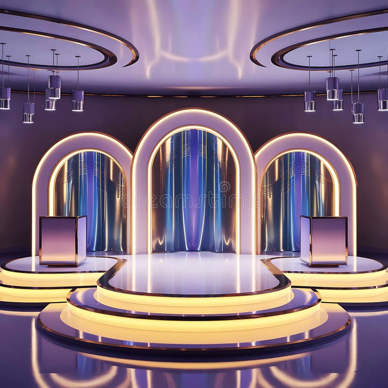 Virtual Podium Stage Illustration Images Stock Image - Image of ...