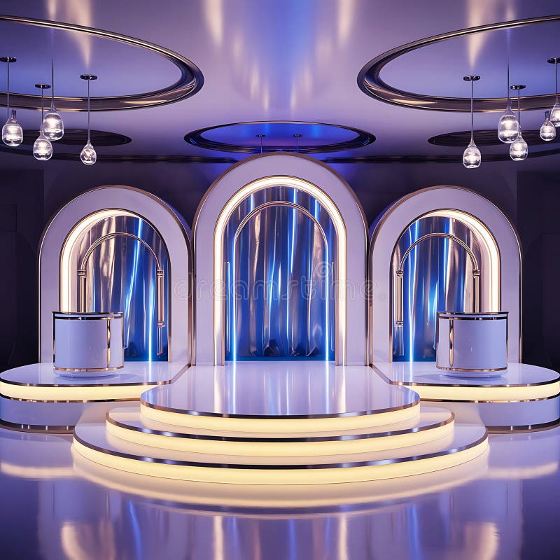 Virtual Podium Stage Illustration Images Stock Image - Image of ...