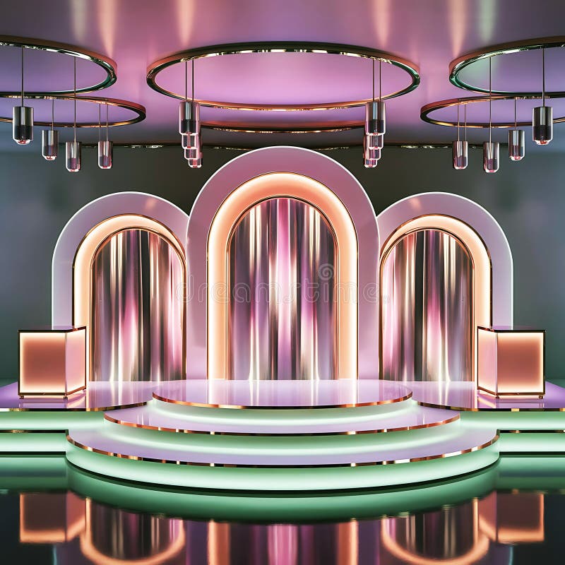 Virtual Podium Stage Illustration Images Stock Photo - Image of concept ...