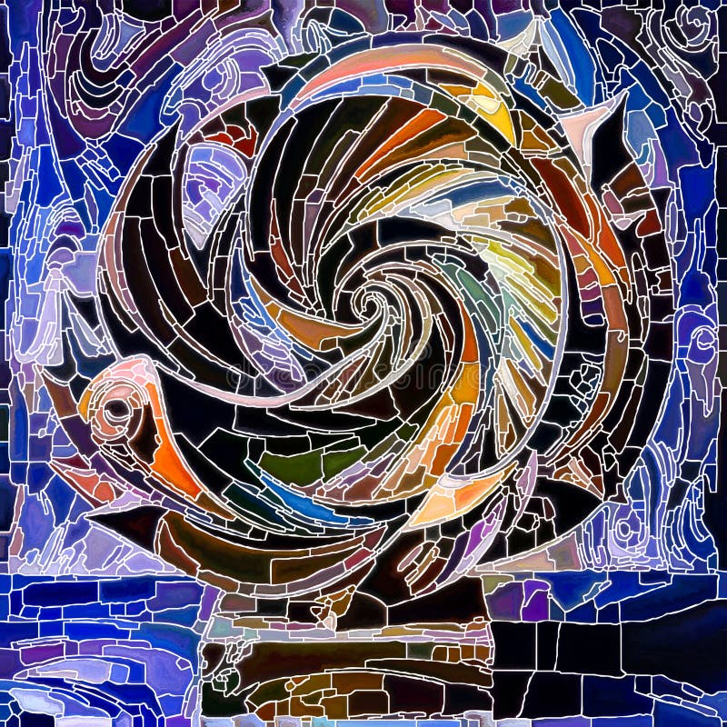 Virtual Prism Dynamics stock image. Image of decorative - 337159135