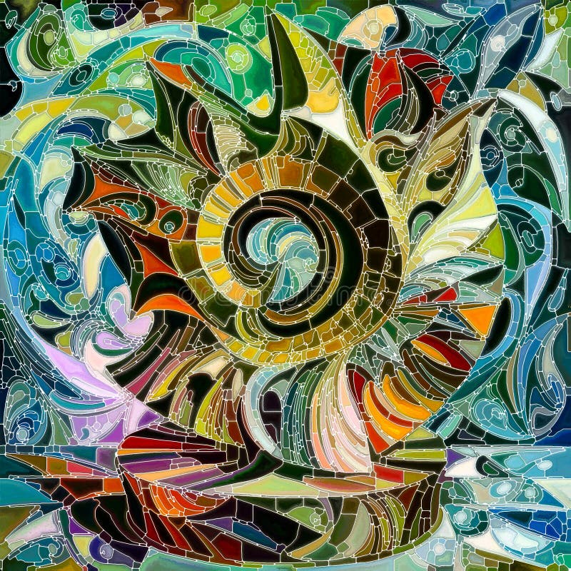 Virtual Prism Patterns stock illustration. Illustration of glass ...