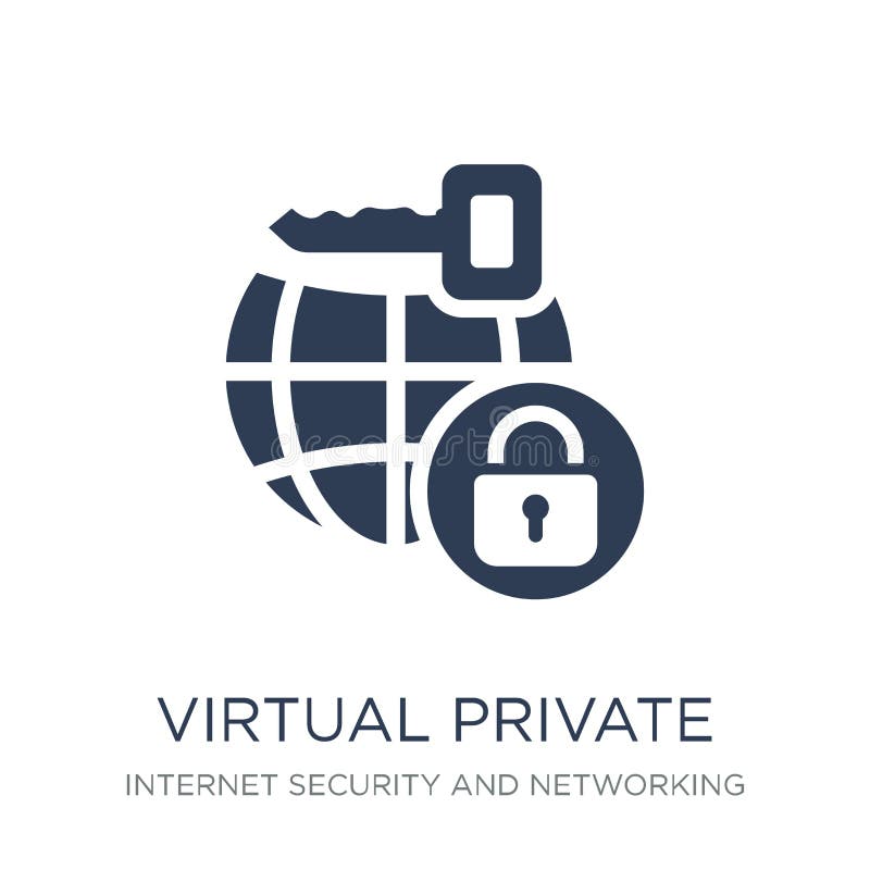 Virtual Private Network Icon. Trendy Flat Vector Virtual Private Stock ...