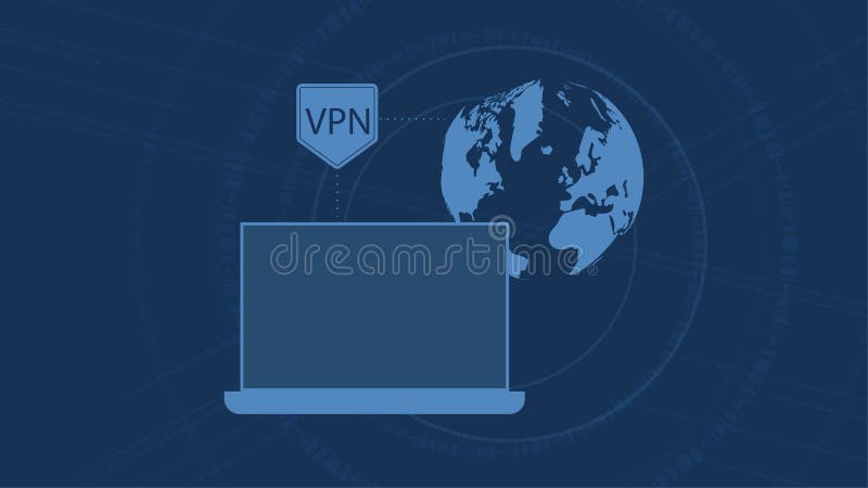 Virtual Private Network Technology. Laptop and Earth Icon. VPN Secure ... Virtual Private Network Technology. Laptop and Earth Icon. VPN Secure ...