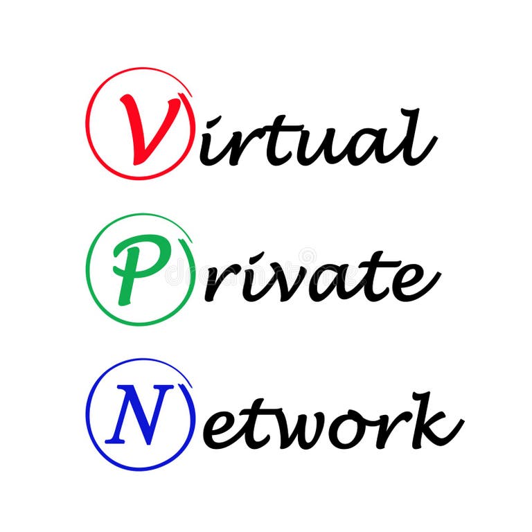 Virtual Private Network stock illustration. Illustration of ...