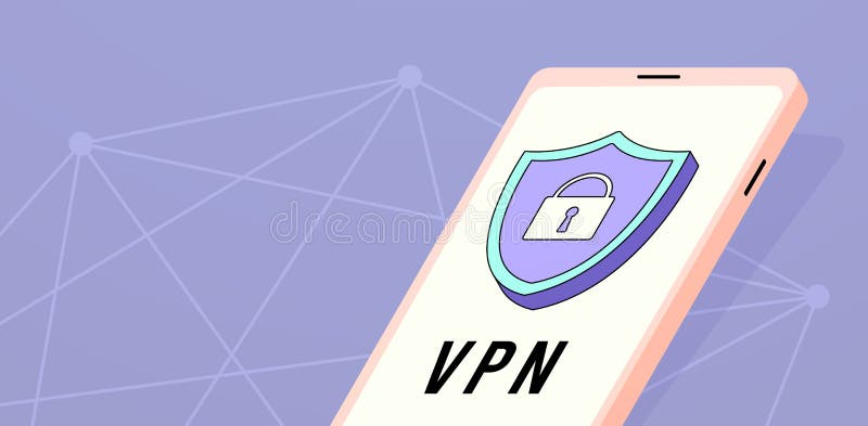 Virtual Private Network - VPN Application Concept. Close Up Vpn ...