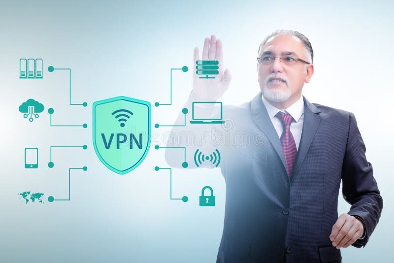 Virtual Private Network VPN Cyber Concept Stock Image - Image of ...