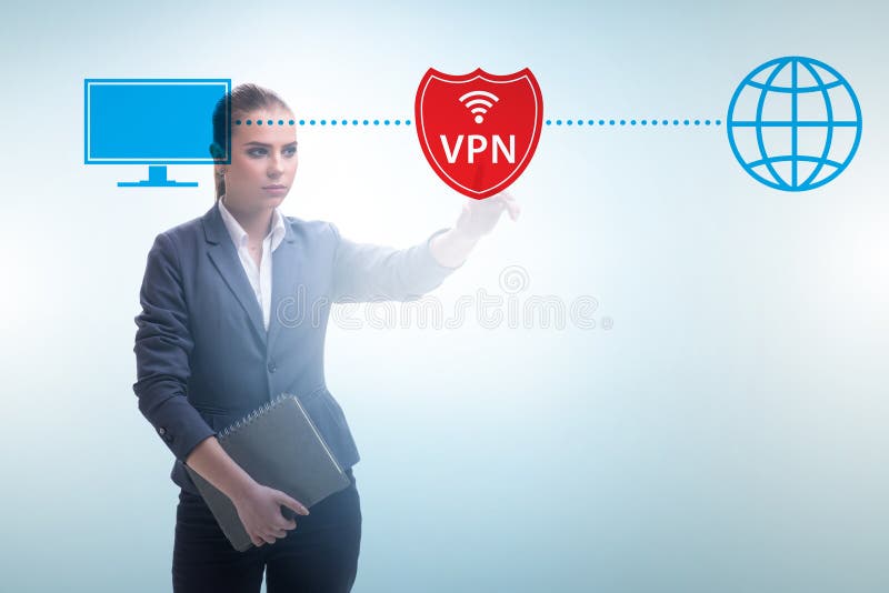 Virtual Private Network VPN Cyber Concept Stock Image - Image of ...