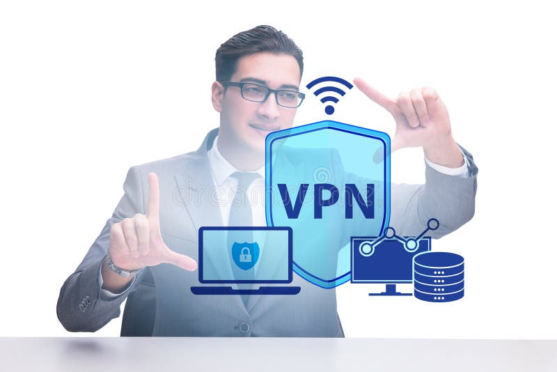 Virtual Private Network VPN Cyber Concept Stock Photo - Image of mobile ...