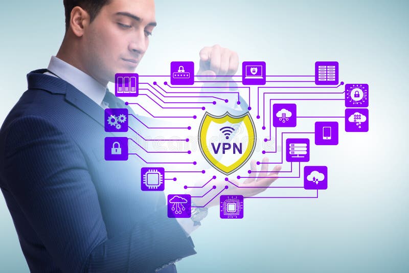 Virtual Private Network VPN Cyber Concept Stock Image - Image of ...