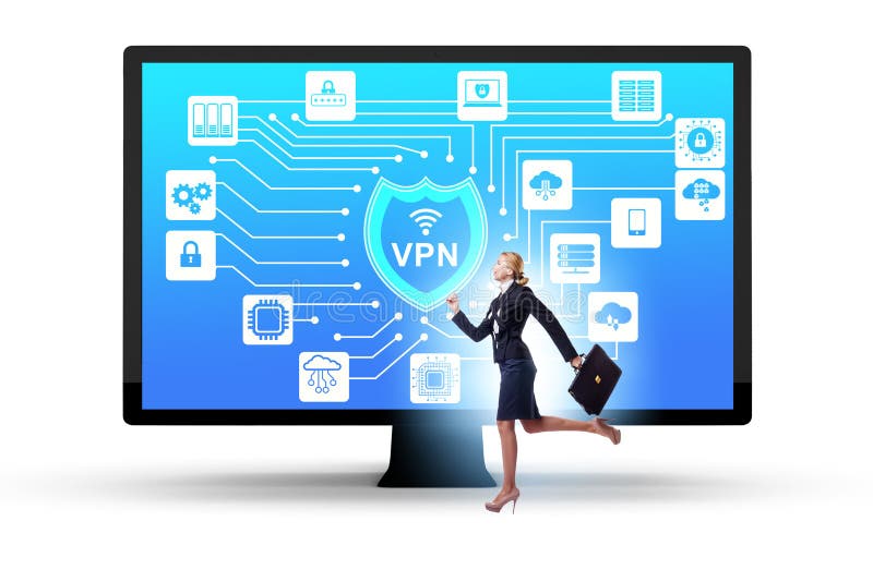Virtual Private Network VPN Cyber Concept Stock Photo - Image of ...