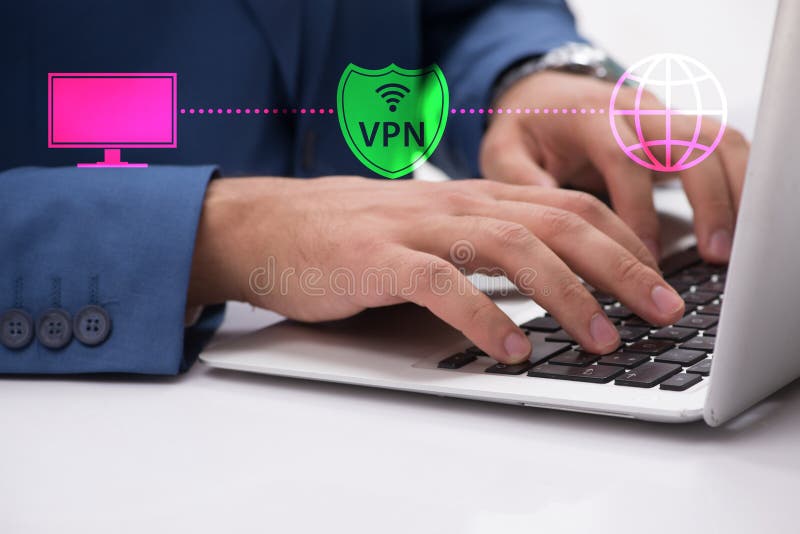 Virtual Private Network VPN Cyber Concept Stock Image - Image of ...