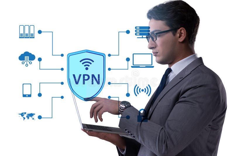 Virtual Private Network VPN Cyber Concept Stock Image - Image of ...
