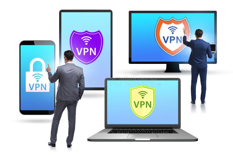 Virtual Private Network VPN Cyber Concept Stock Image - Image of ...