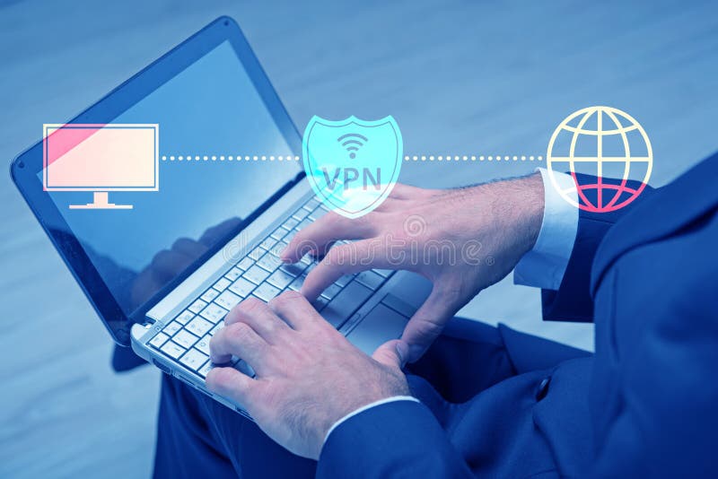 Virtual Private Network VPN Cyber Concept Stock Photo - Image of guard ...