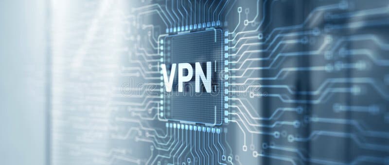 Virtual Private Network VPN on Gears Server Background Stock Image ...