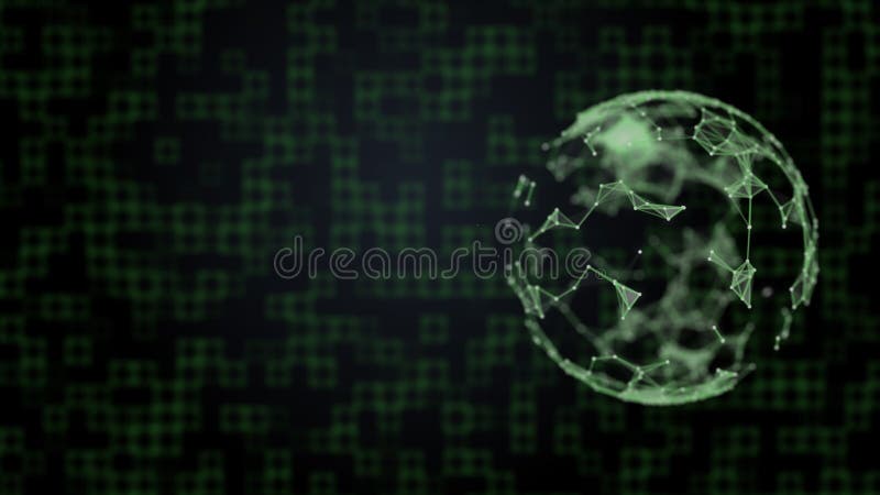 Conept Of Cyberspace And Programming Virtual Projection Of Planet In