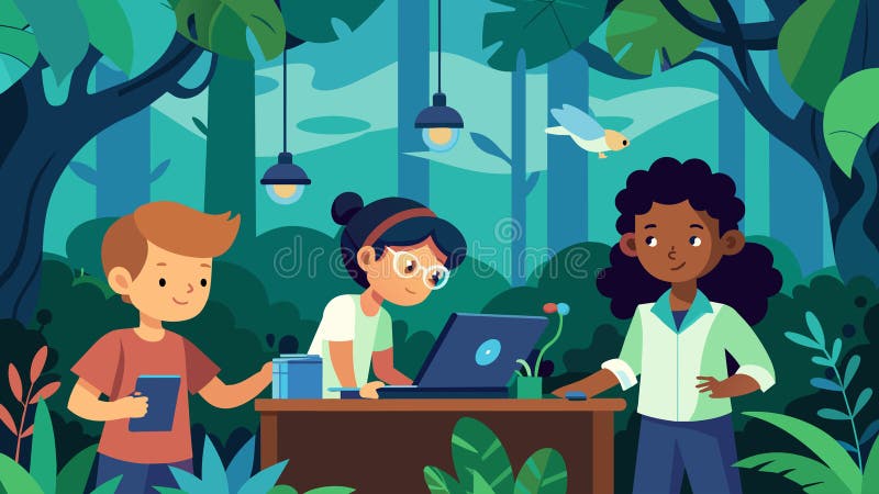 In a Virtual Rainforest Kids Conduct Experiments To Analyze the Effects ...