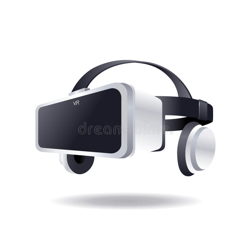 3d VR Headset. Vector Virtual Reality Technology Digital Glasses ...