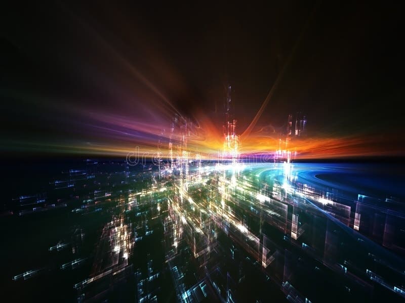 Virtual Reality Abstract stock image. Image of composition - 18337025