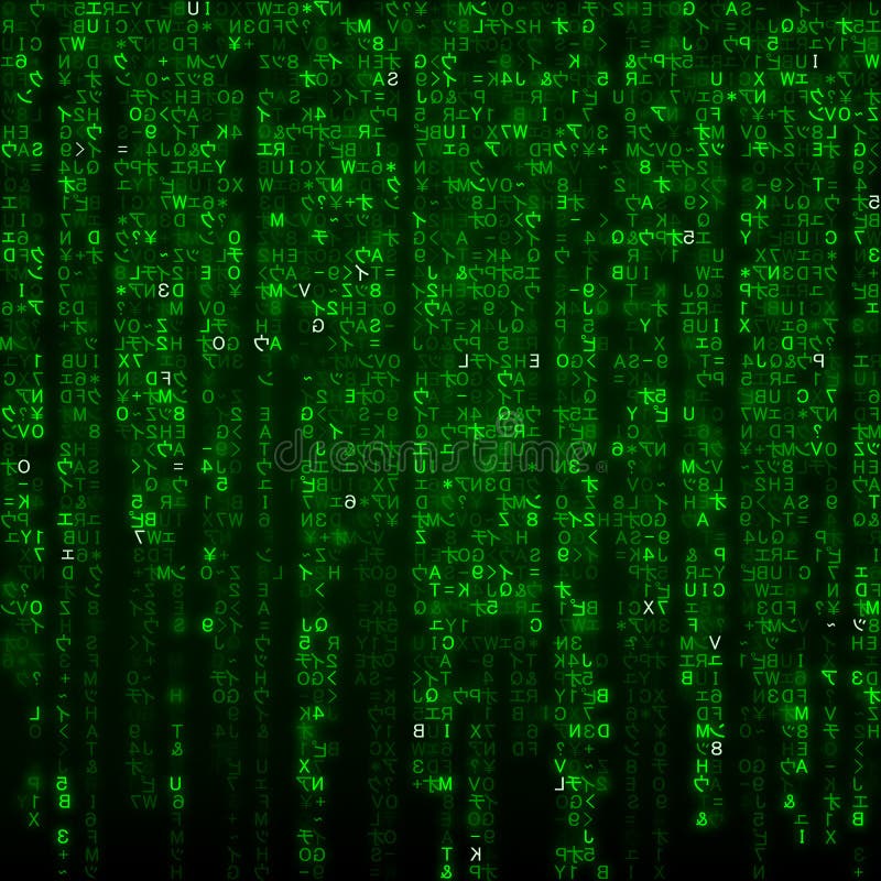 Virtual Reality, Abstract Green Technology Background, Vector ...