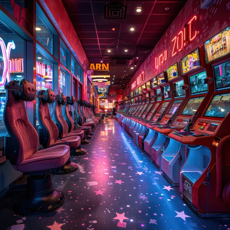 A Virtual Reality Arcade Where Players Immerse Themselves in Games that ...