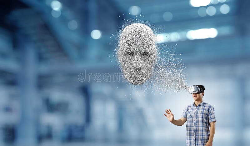 Virtual Reality and Artificial Intelligence Concept Stock Image - Image ...