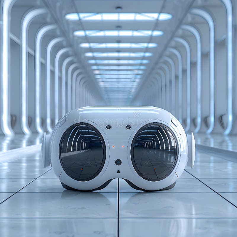 Virtual Reality Background - Futuristic Canvas for Text or Graphics ...