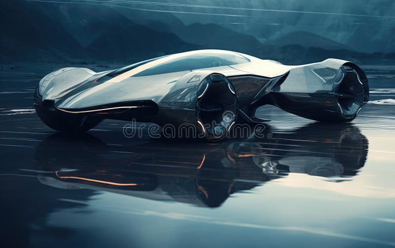 Virtual Reality Car Concept Stock Illustration - Illustration of ...