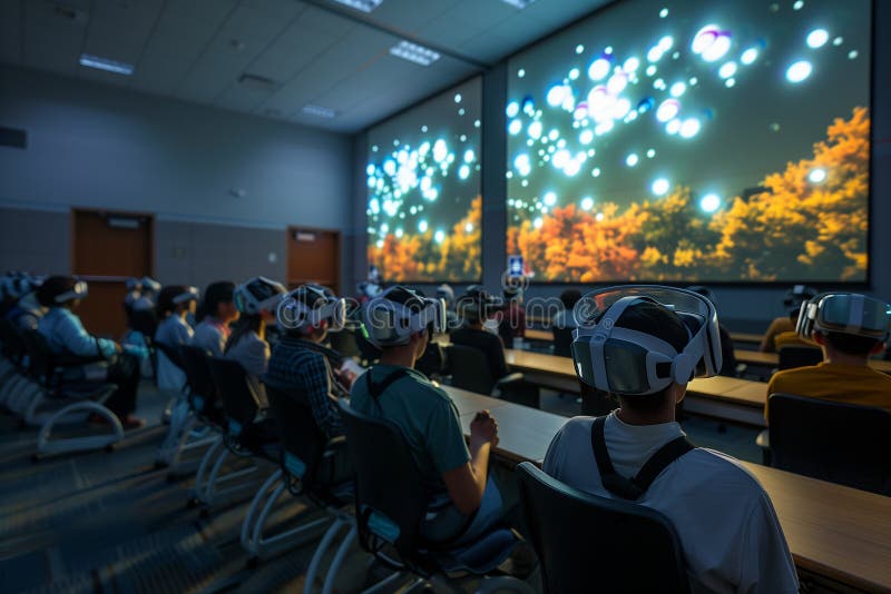 A Virtual Reality Classroom for Students with Disability. Audience in ...