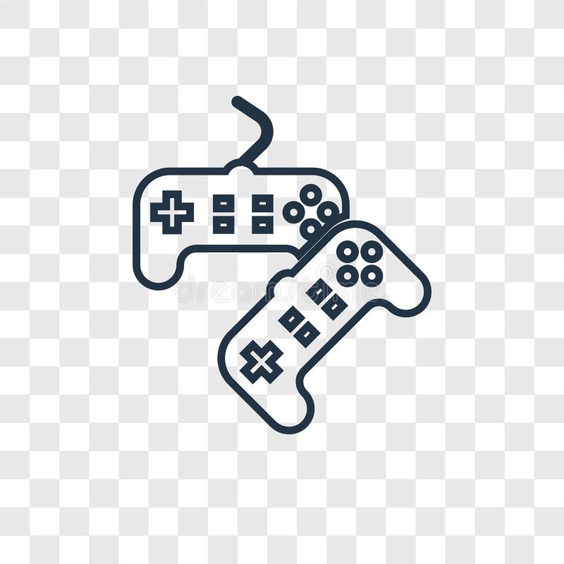 Virtual Reality Concept Vector Linear Icon Isolated on Transparent ...