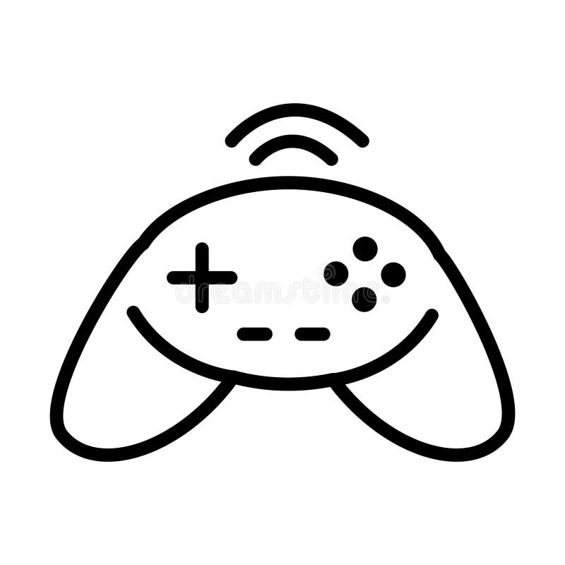 Virtual Reality Control Game Stock Illustration - Illustration of ...