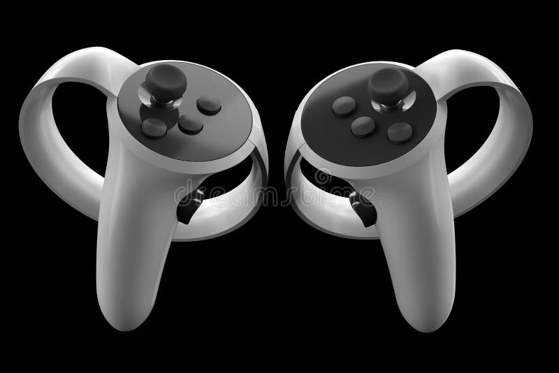 VR Controllers Black Line Icon. Virtual Reality Experience. Innovative ...
