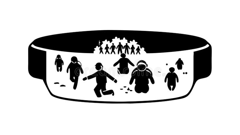 Virtual Reality Crowd. Immersive Digital Event or Social Simulation ...