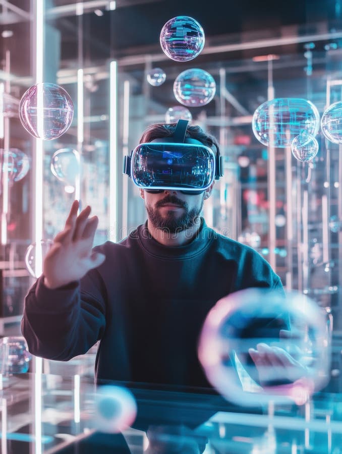 A Virtual Reality Designer Creates Immersive Experiences in a Modern ...