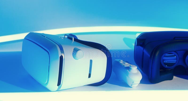 Virtual reality equipment stock image. Image of technology - 68827741