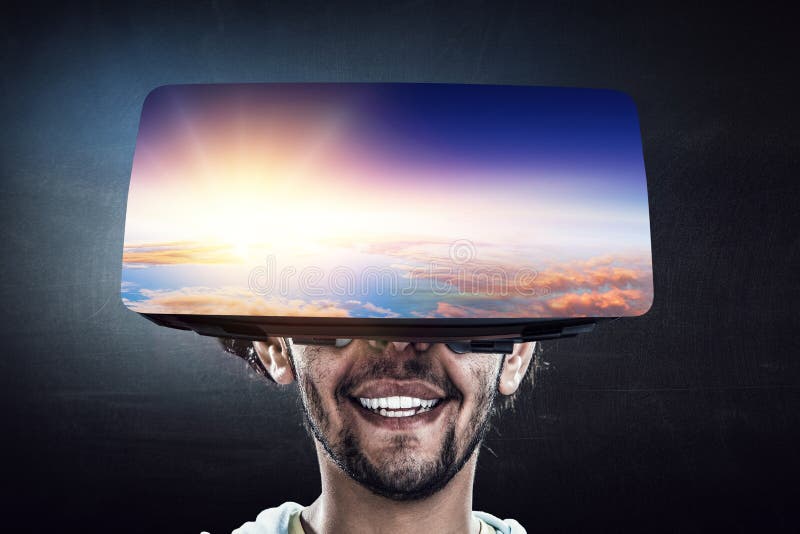 Virtual Reality Experience and Technologies of the Future. Mixed Media ...