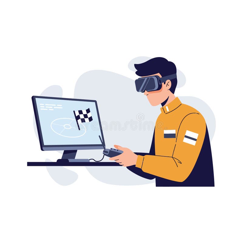 Computer Screen Video Game Stock Illustrations – 22,546 Computer Screen ...