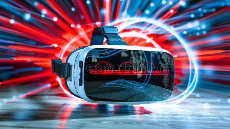 Virtual Reality Glasses with Futuristic Vision Technology. VR Goggles ...