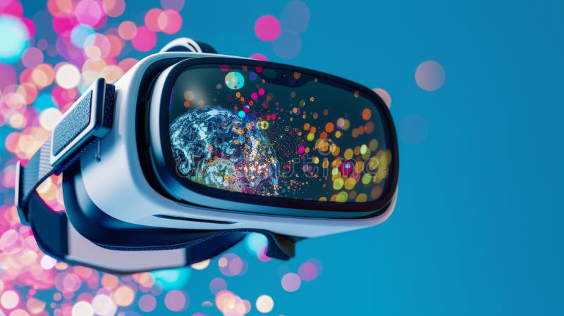 Virtual Reality Glasses with Futuristic Vision Technology. VR Goggles ...