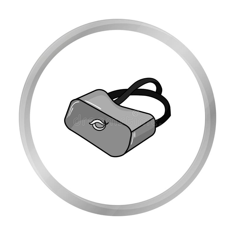 Virtual Reality Glasses Icon Isolated on White. Virtual Reality Symbol ...