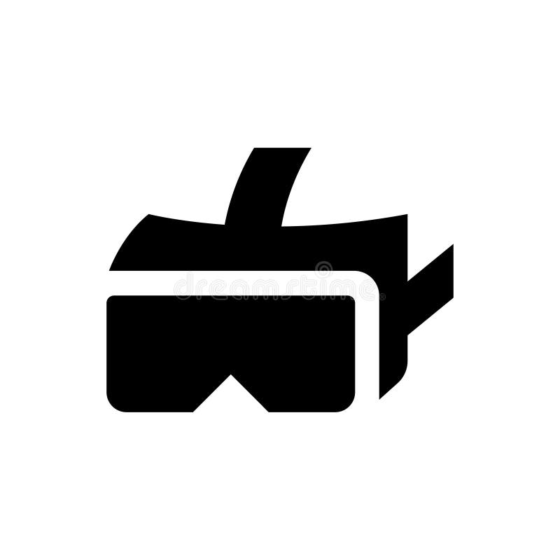 Virtual Reality Glasses Icon Stock Vector - Illustration of icon ...