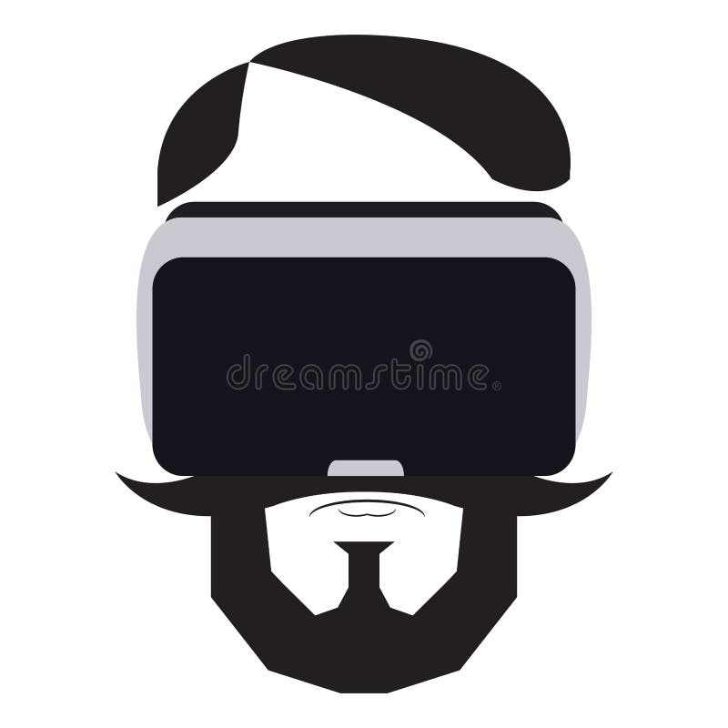 Virtual reality glasses stock vector. Illustration of view - 90957846