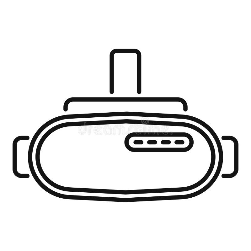 Virtual Reality Glasses Showing Augmented Reality Experience Icon Stock ...